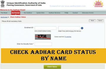 UIDAI Gov Check Your Aadhaar Status - UIDAI Online Aadhar Card Help