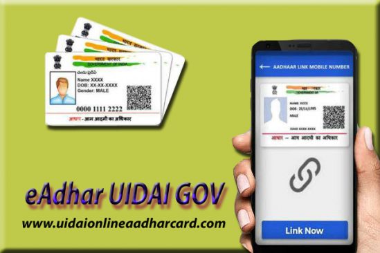 eAdhar UIDAI GOV - UIDAI Online Aadhaar Card Help, Aadhar Card Notification