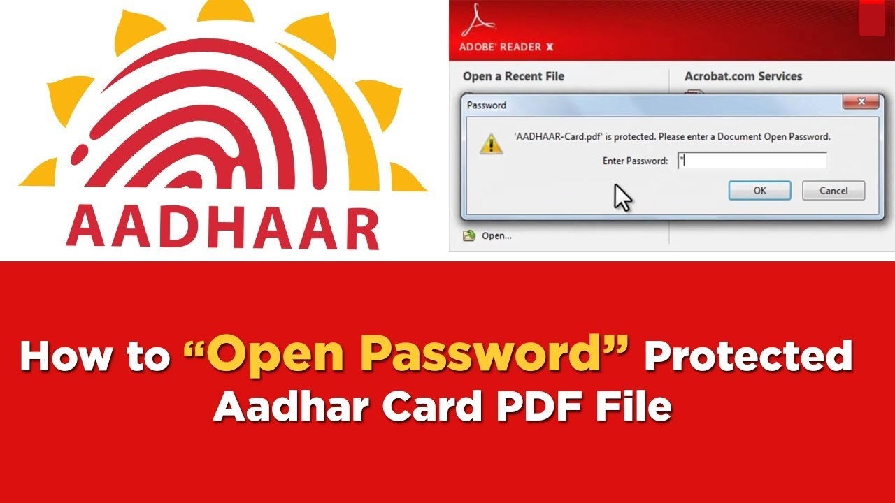 The password of the Aadhar Card, Benefits of it, Why Password Required?