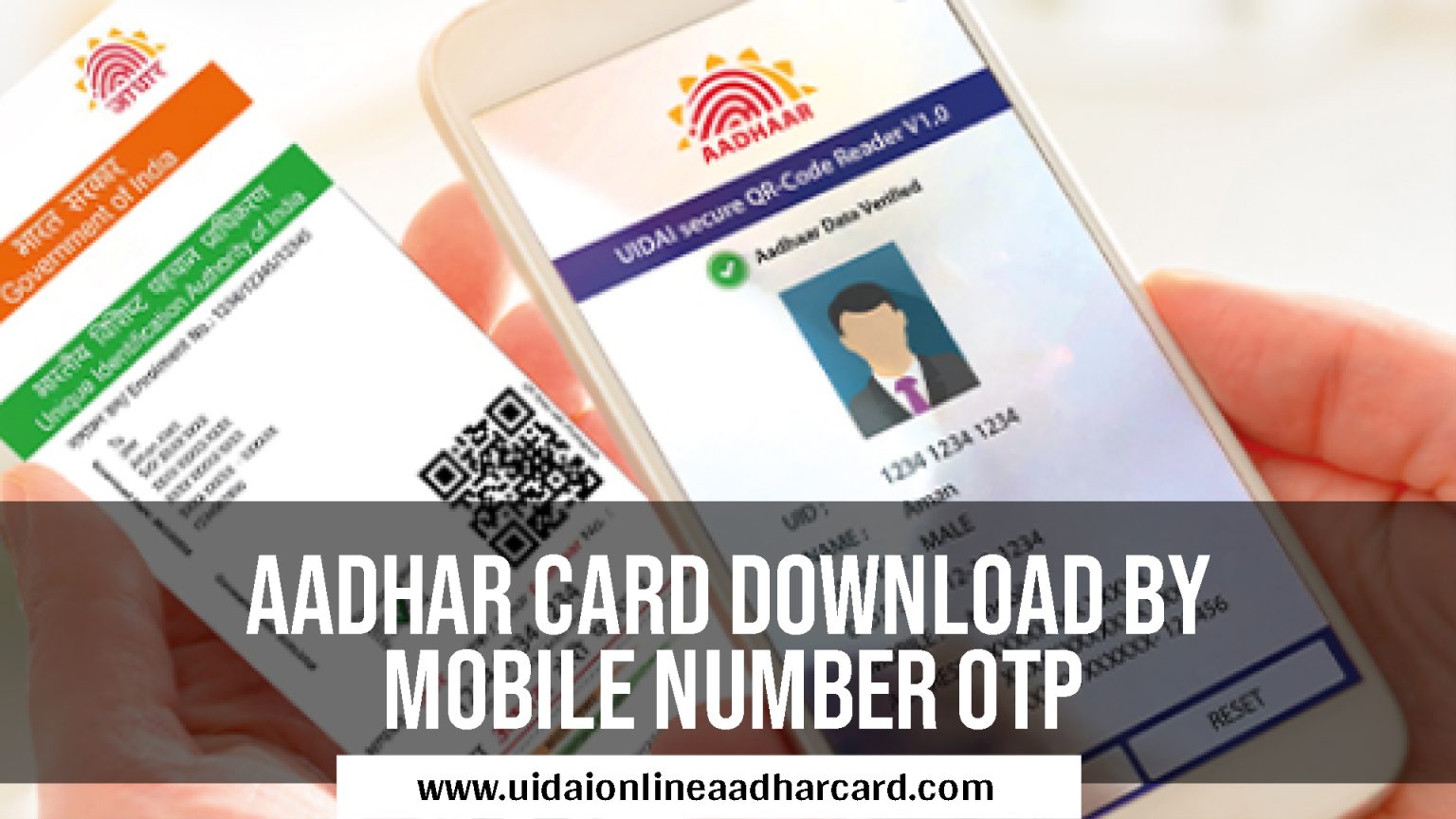Aadhar Card Download By Mobile Number OTP, How To Download