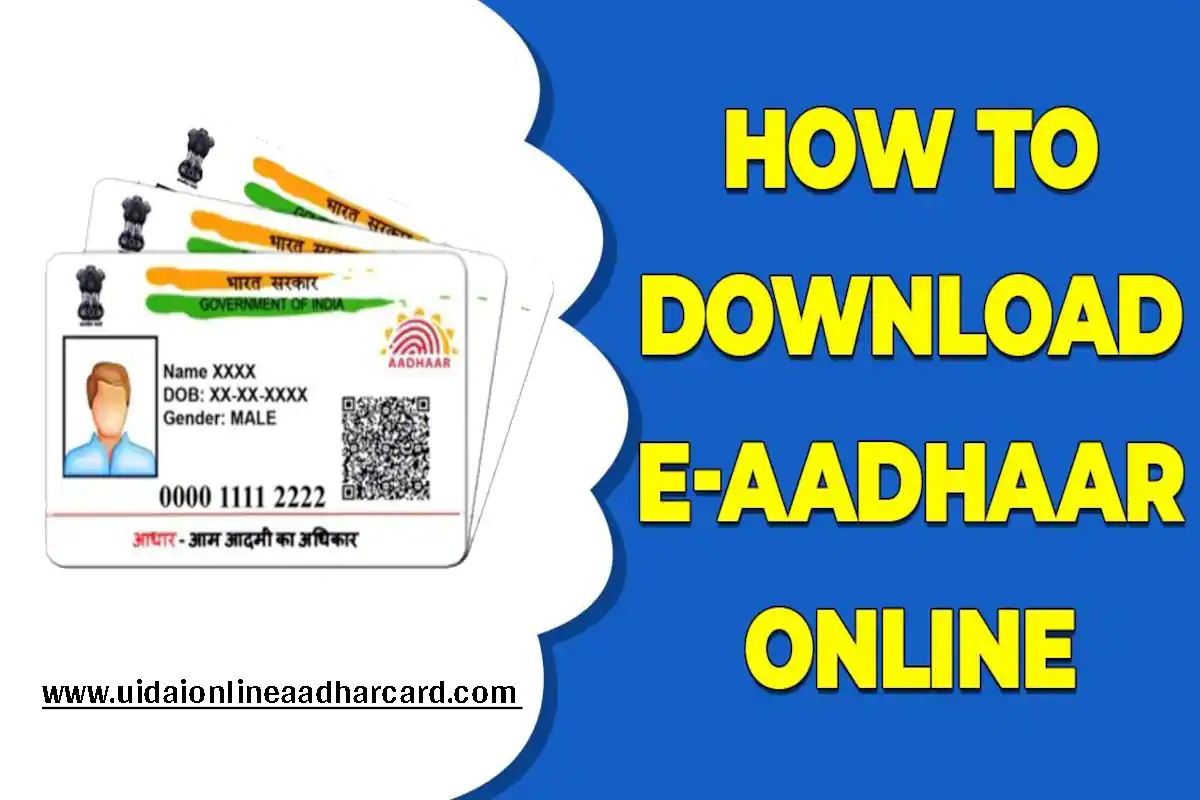 Download Aadhar Card By Mobile Number, How To Download Aadh