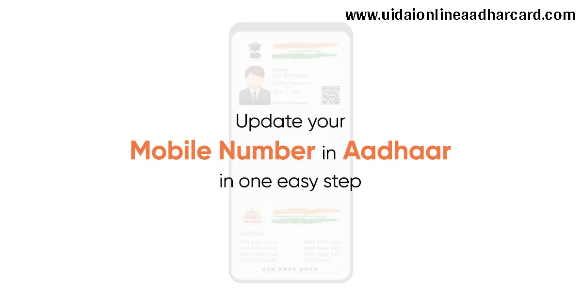 Update Aadhar Card Mobile Number What Is The Process To Update