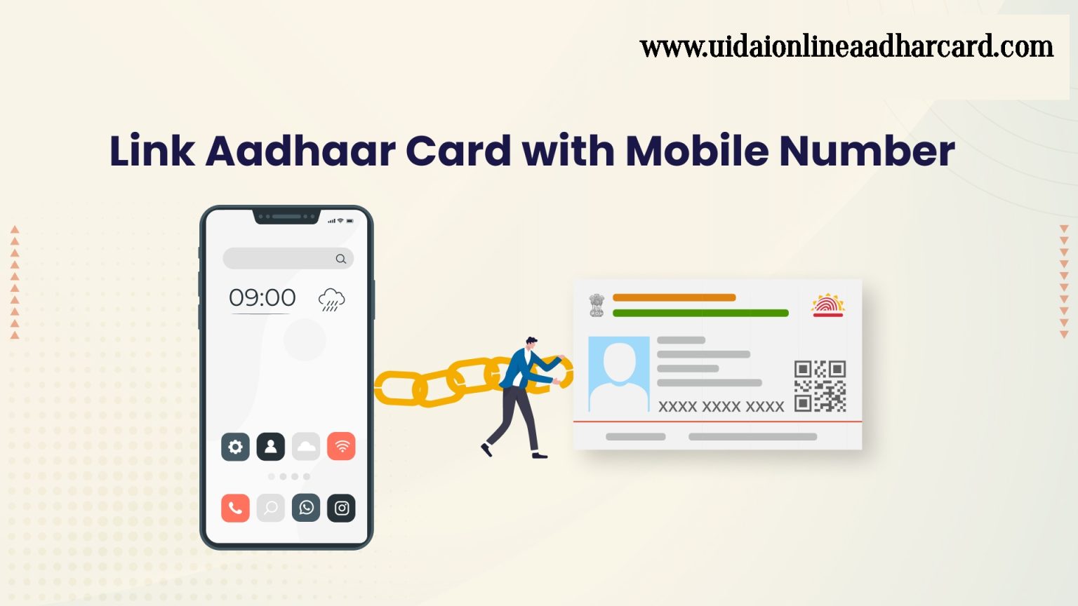 Aadhar Card Link With Mobile Number Online, Online And Offline