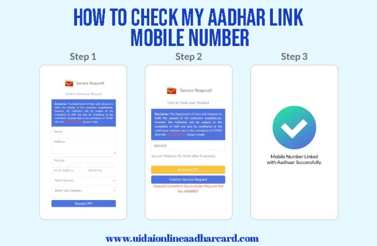 How to Check My Aadhar Link Mobile Number: Step-by-Step Guide